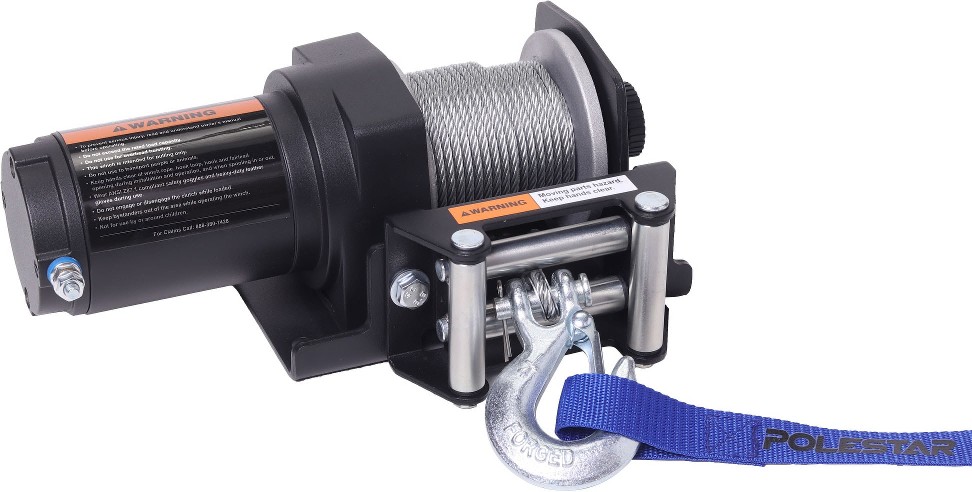 2500-lb 50.0-ft Steel Electronic Winch